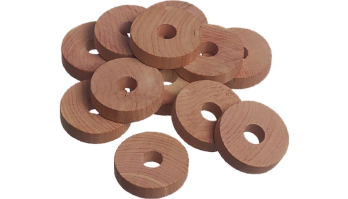 Set of 24 Cedar Disk / Rings