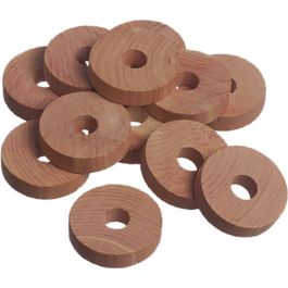 Set of 12 Cedar Disk / Rings