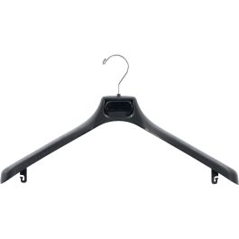 Oversized Black Plastic Top Hanger (19" X 2")